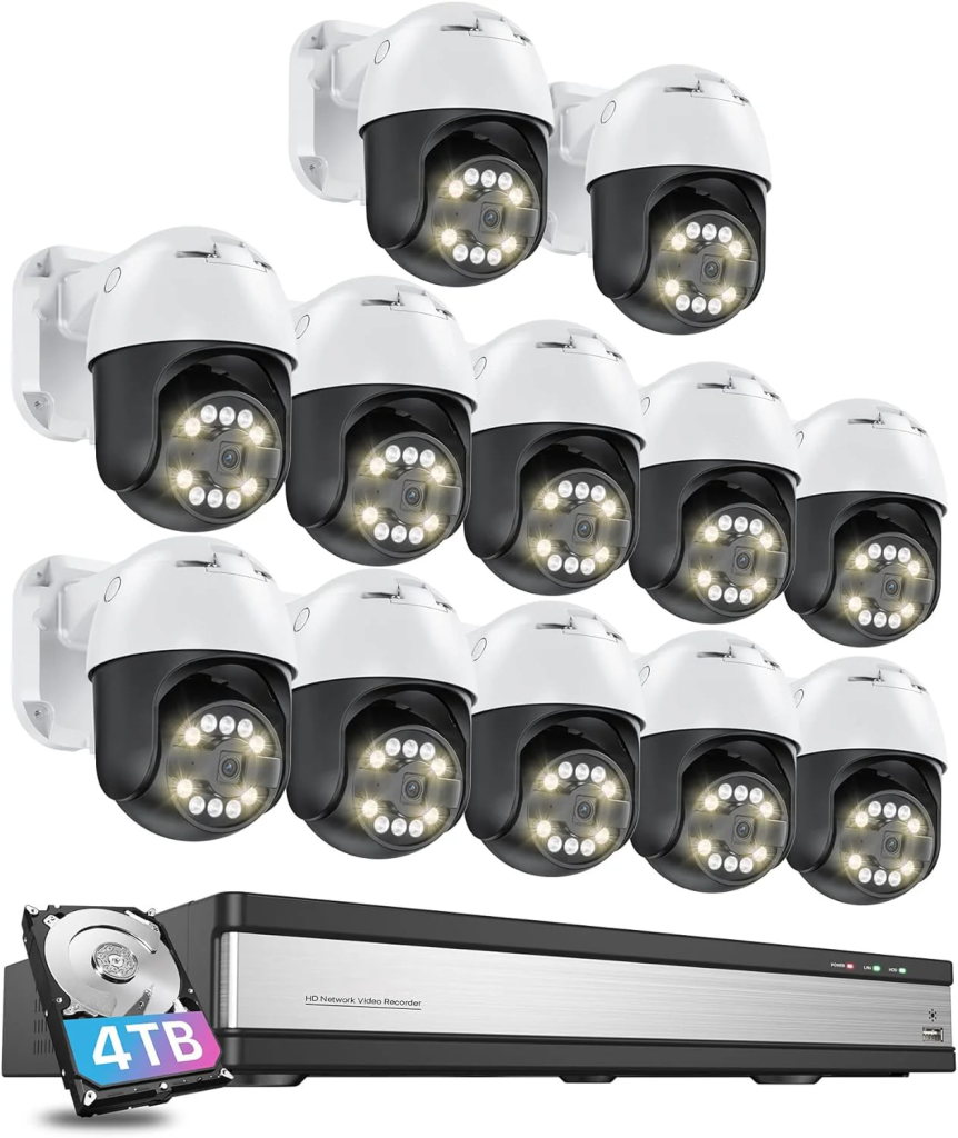 C296 4K 16 Channel Camera System + Up to 16 Cameras + Optional 4TB Hard ...